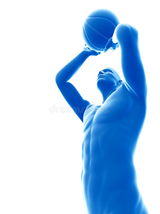 Blue Basketball Court Composition Stock Vector - Illustration of ...