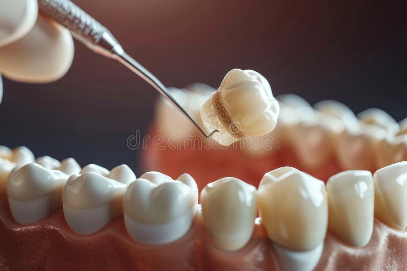 A Medically Accurate Illustration of the Molar Preparation Process for ...