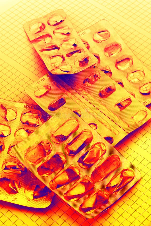 Medicament Addiction & Pills Dependence. Stock Photo - Image of addict ...