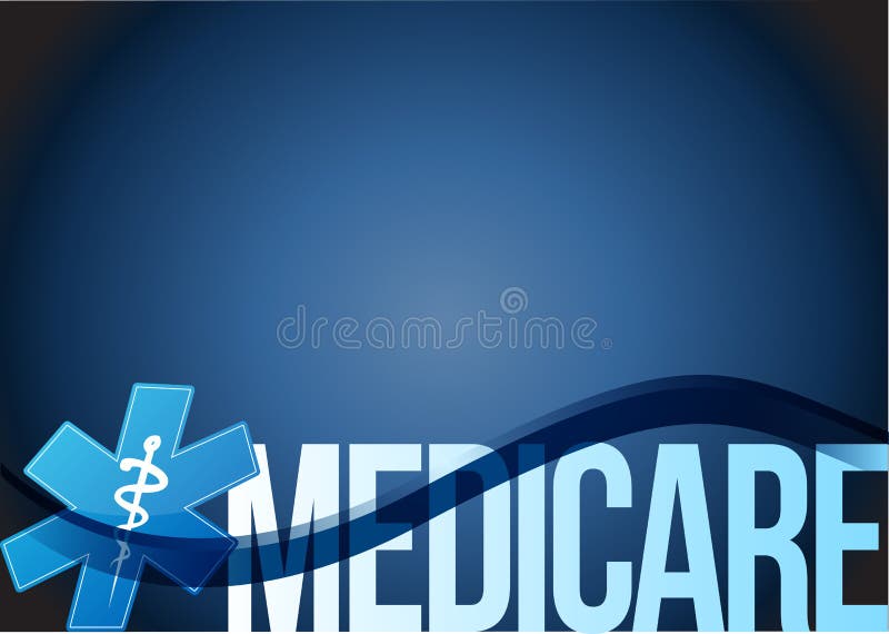 Medicare Sign Concept Illustration Design Stock Illustration ...