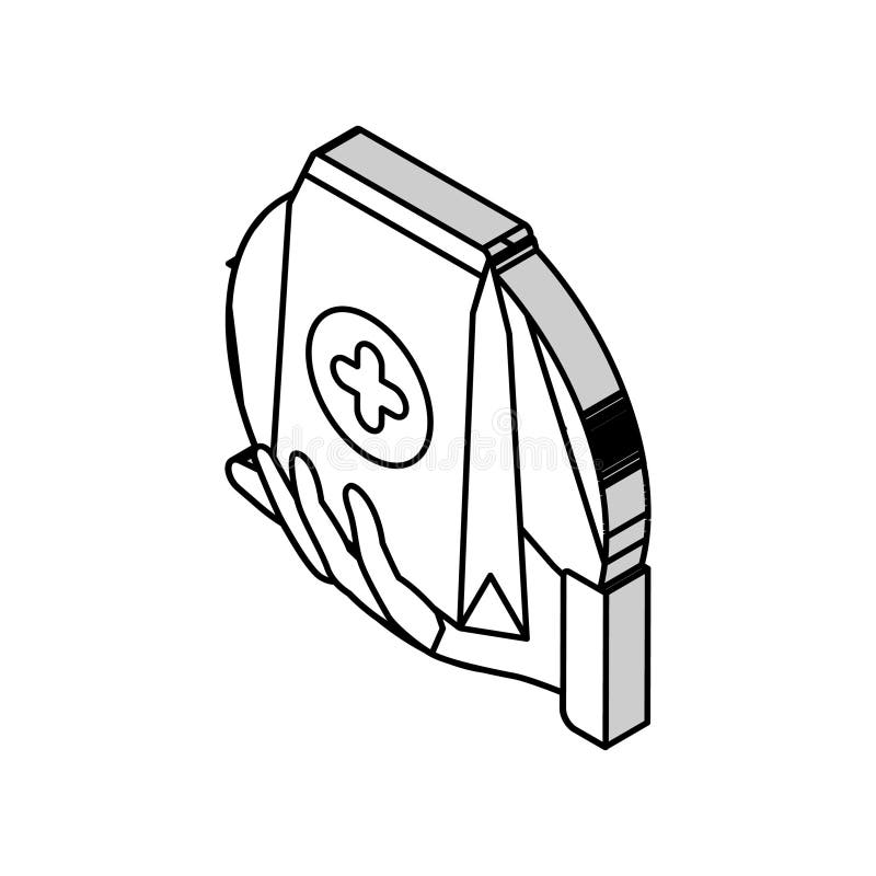 Medication Dispensing Pharmacist Isometric Icon Vector Illustration ...