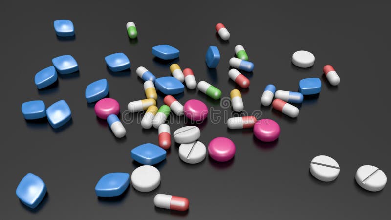 Lots of Pills stock illustration. Illustration of medication - 30057977