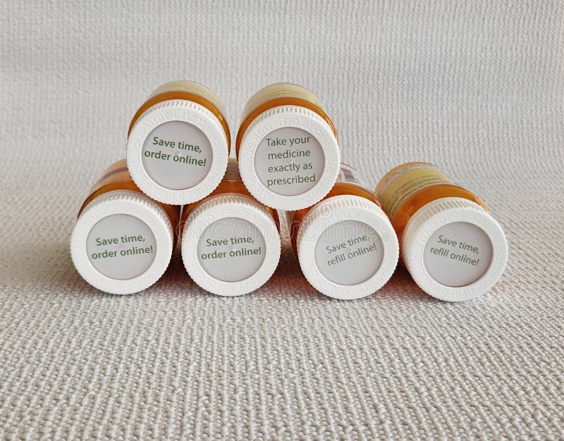 Medication in pill bottles stock photo. Image of save - 291418870