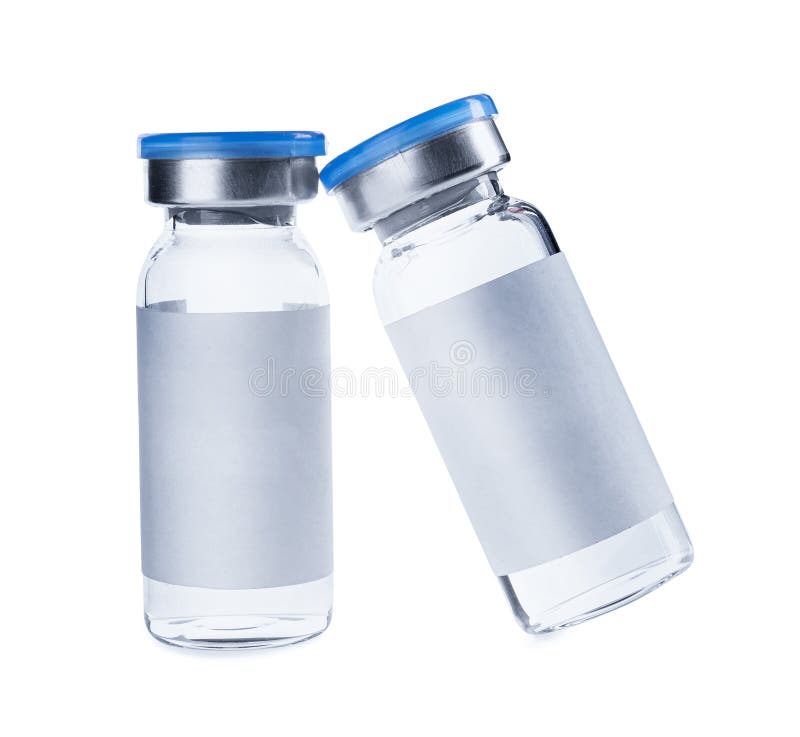 212 Medication Vial Blank Label Isolated White Stock Photos - Free ...