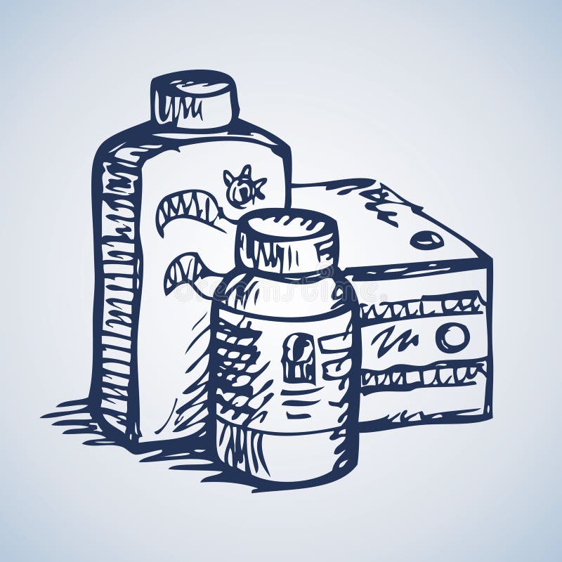 Cover the Pan. Vector Drawing Stock Vector - Illustration of kettle ...