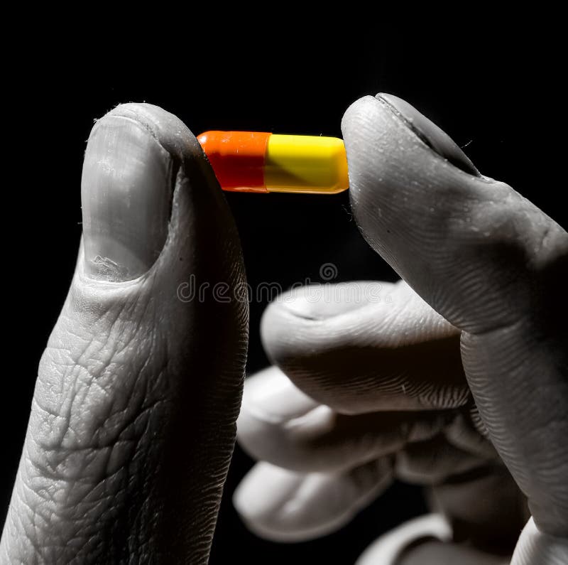 Medicinal Capsules, Pills or Tablets Stock Photo - Image of close ...