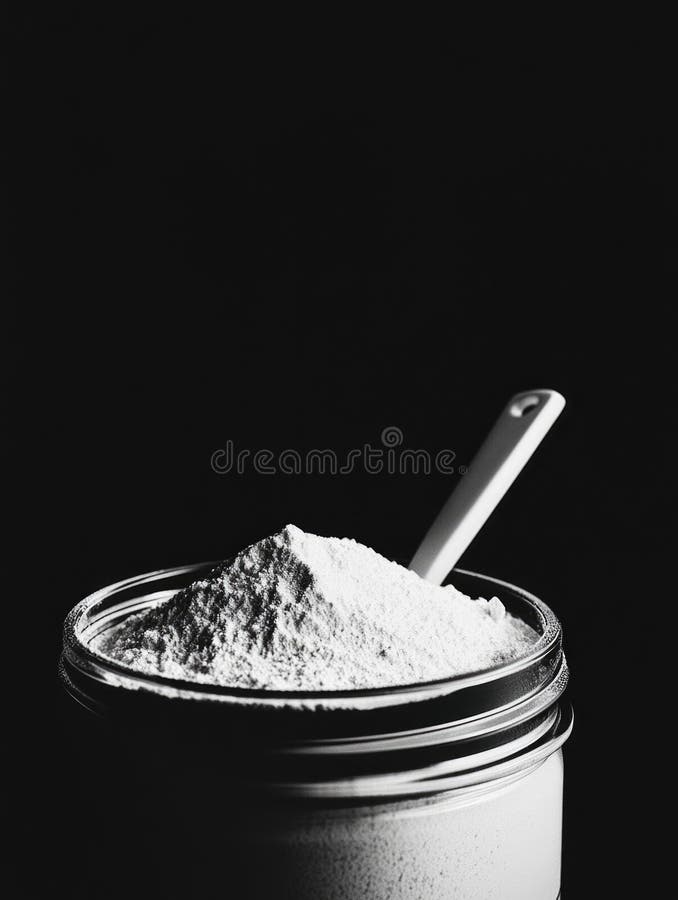 Medicinal Powder in Jar stock photo. Image of drink - 359538964