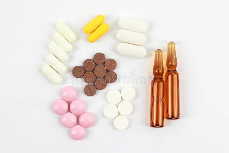 Ampules for Injections of Vitamin B12 Stock Photo - Image of cure ...