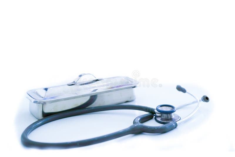 Medicine Background with Doctor Tools Stock Image - Image of digital ...