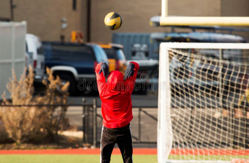 Medicine Ball Throws Backwards Stock Image - Image of team, throws ...