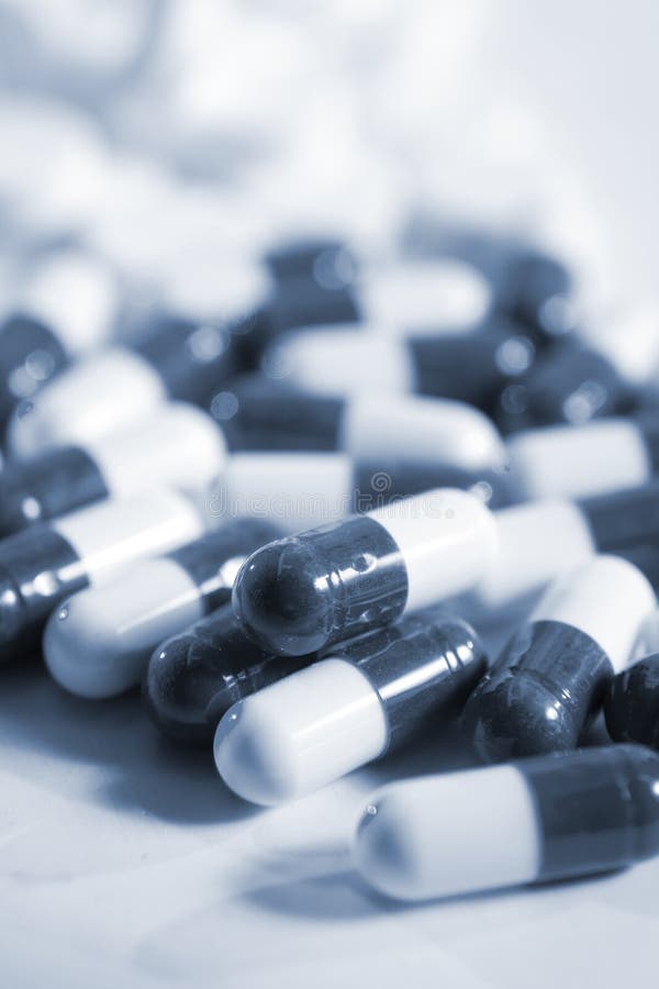 Medicine capsules stock image. Image of drugs, treatment - 10975535