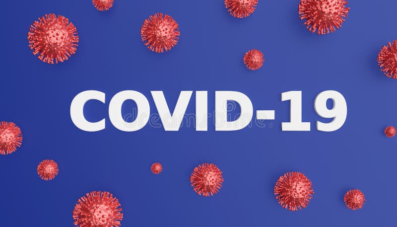 Medicine Concept of Virus Coronavirus Covid 19 with Title Word COVID-19 ...