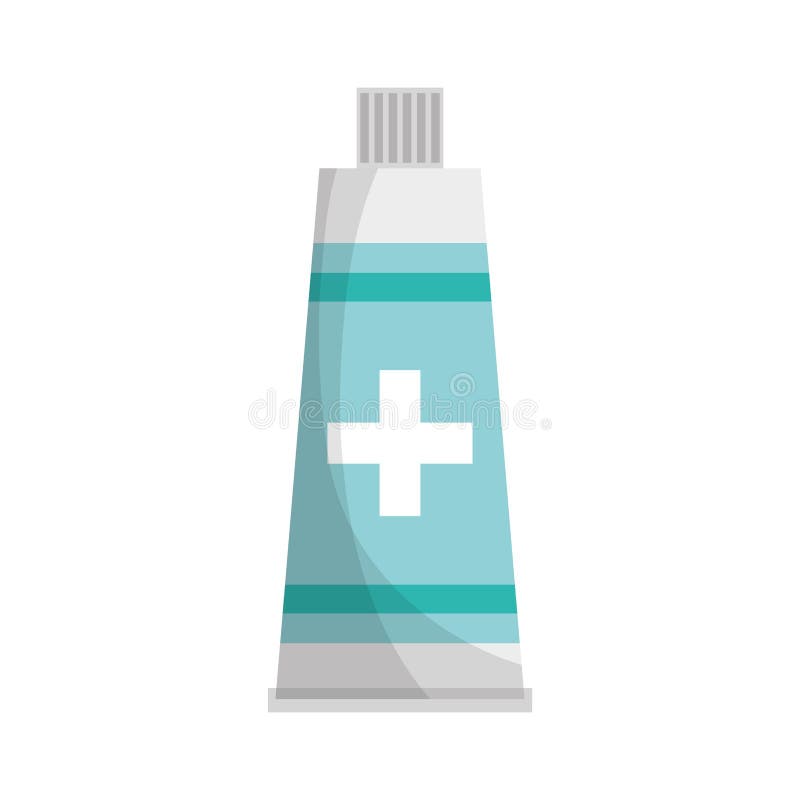 Medicine Cream Bottle Isolated Icon Stock Vector - Illustration of care ...