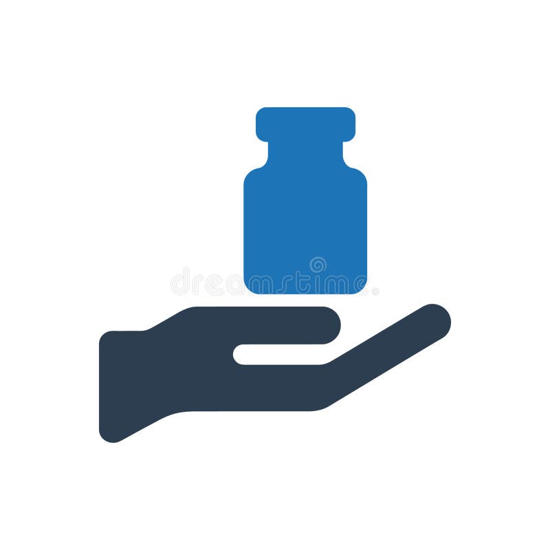 Medicine Dispensing Hand Icon Stock Vector - Illustration of dispensary ...