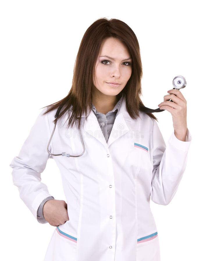 Medicine Doctor with Stethoscope. Stock Image - Image of people ...
