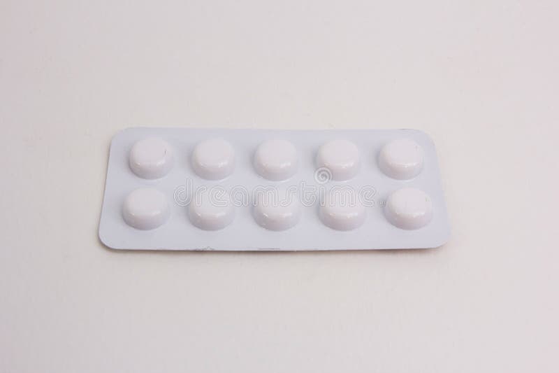 Drug Pill Top View Image for Medical and Sci Concept Stock Photo ...