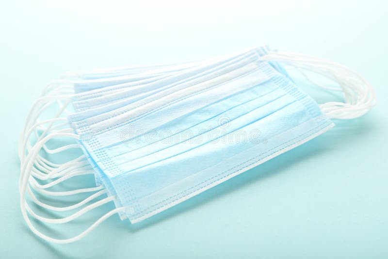 Medicine face masks stock photo. Image of pollution - 198167498