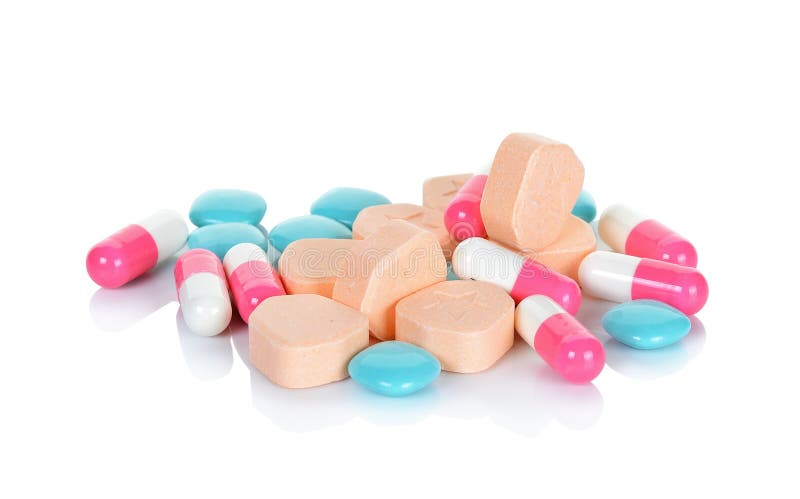Medicine Isolated on the White Background Stock Photo - Image of ...