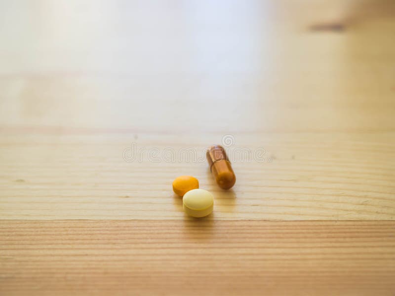 Medicine Pills and Capsule on the Table Stock Photo - Image of cure ...