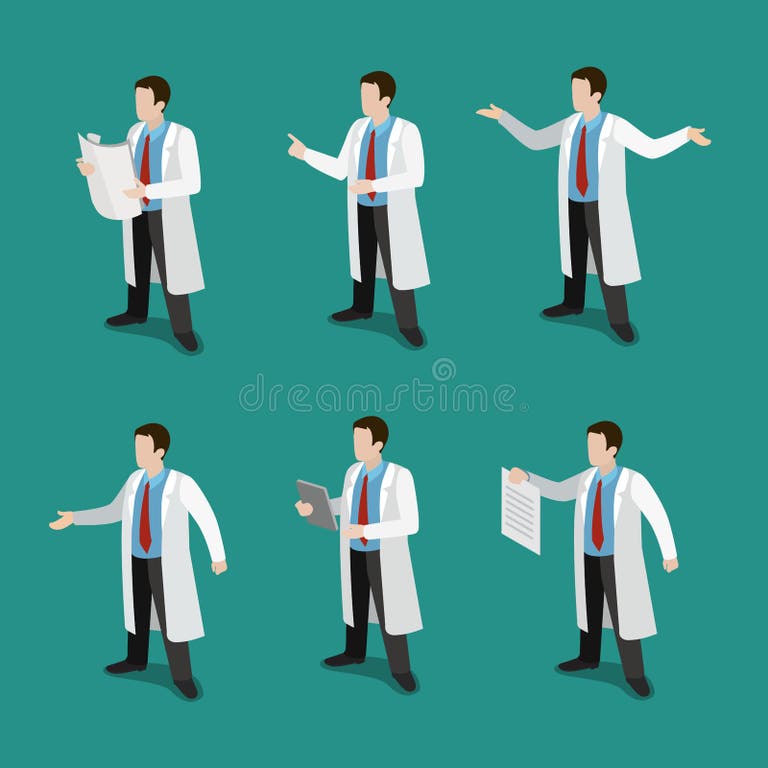 Isometric Doctor Stock Illustrations 17 996 Isometric Doctor Stock