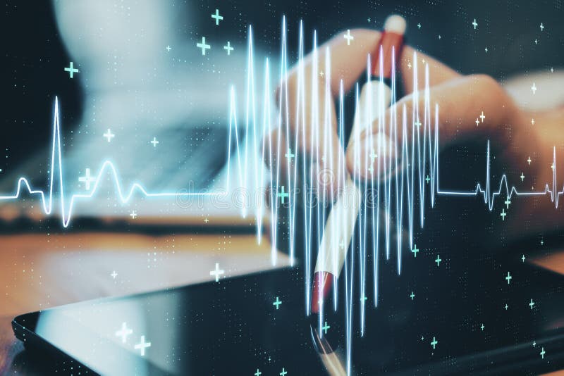 Medicine and Programming Concept Stock Photo - Image of heart, chart ...