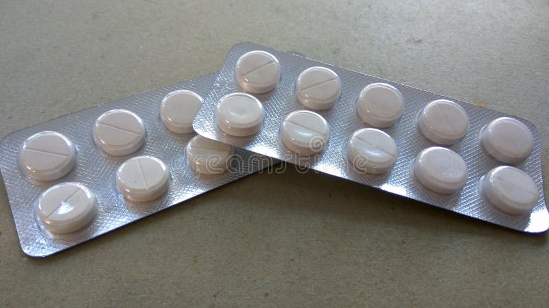 Tablet Strips, Full and Empty Stock Photo - Image of capsule, strip ...