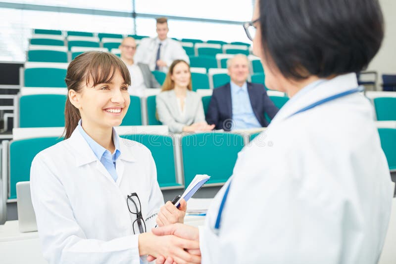 Medicine Student and Doctor Stock Photo - Image of examination ...