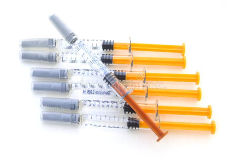 Medicine in syringes stock photo. Image of choice, hospitals - 18122542