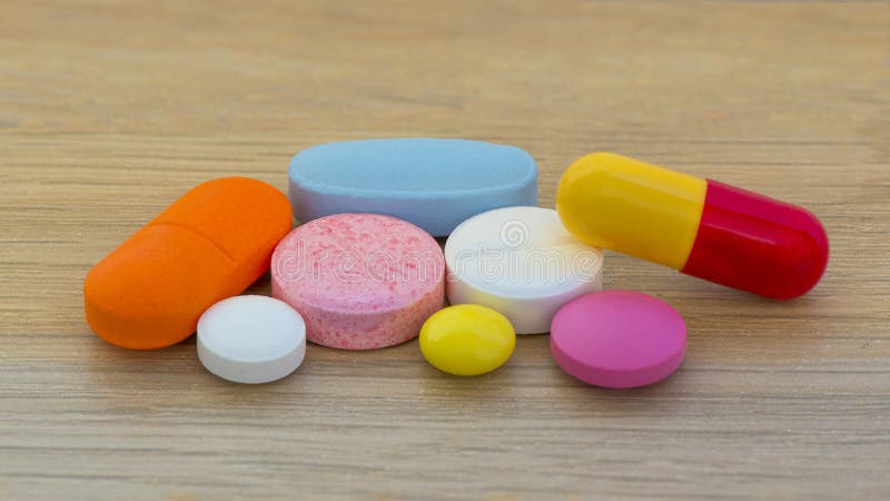 Medicine on the table stock image. Image of therapy - 179255883