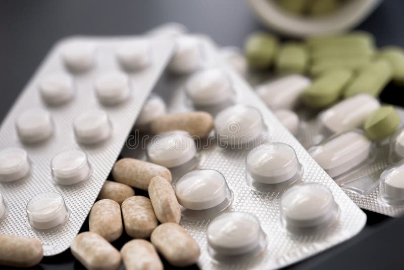 Medicine on the table stock photo. Image of medicine - 114443618