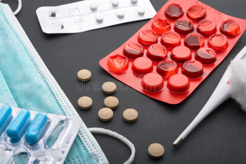 Medicine on a table stock image. Image of chemistry, glass - 86109237