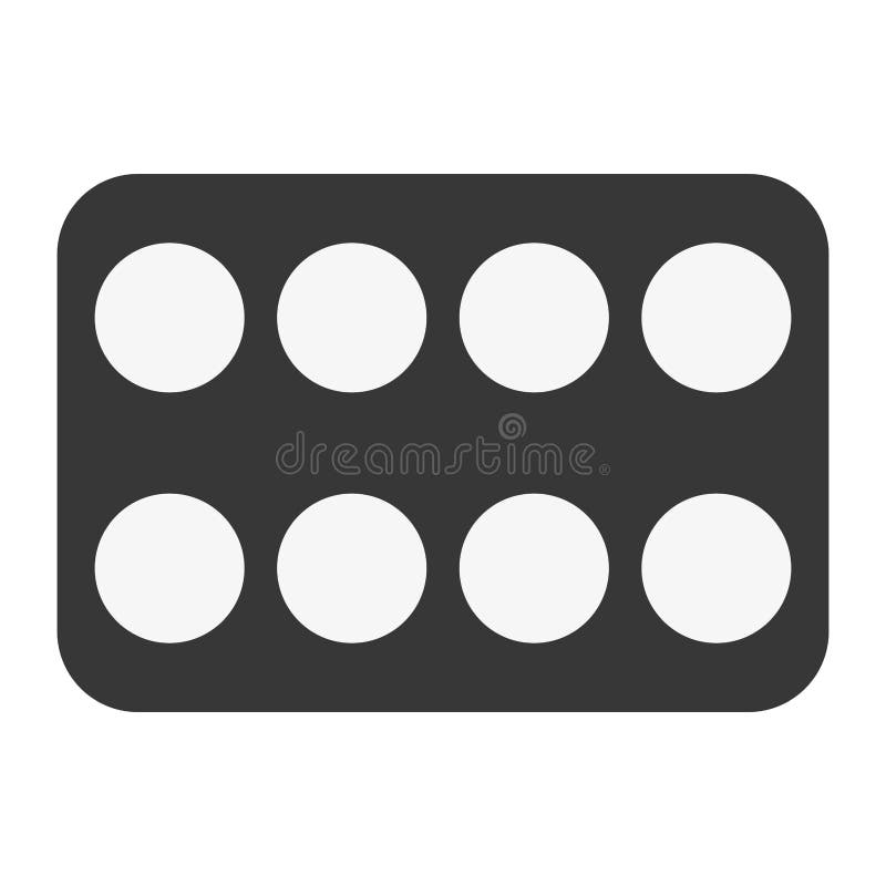 Medicine tablet icon stock illustration. Illustration of pharmaceutical ...