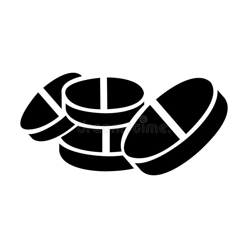 Medicine Tablet or Pill Icon Image Stock Vector - Illustration of care ...