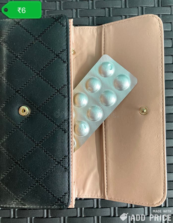 Medicine at wallet stock image. Image of safety, medicine - 191889093