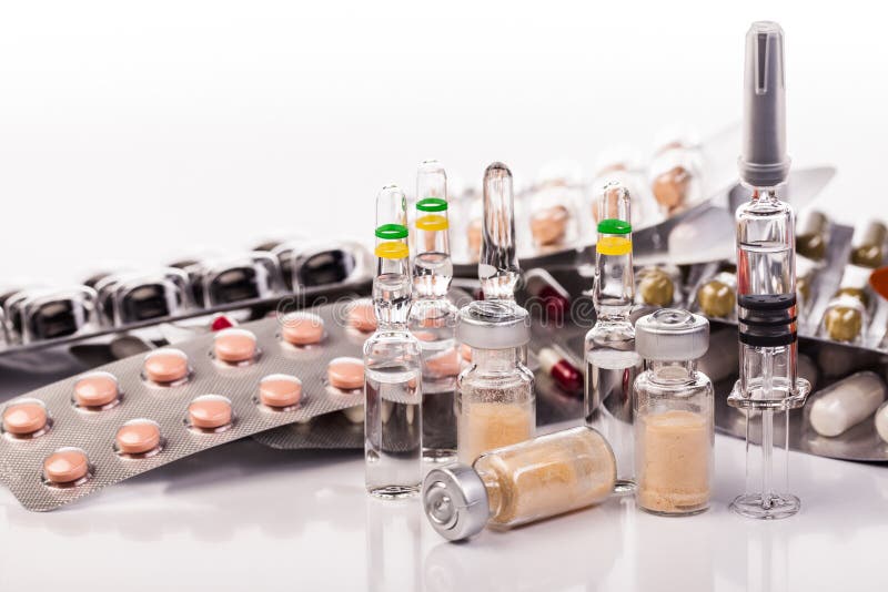 Medicines and drugs stock photo. Image of injection, pharmacology ...