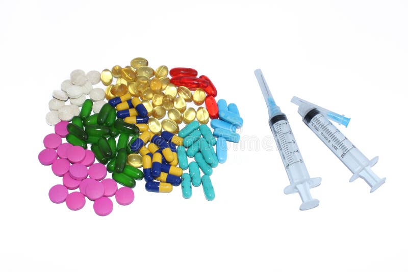 Medicines and tablets stock photo. Image of types, capsule - 151299412
