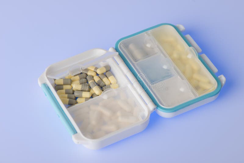 Medicines for Various Types of Pill Box Stock Image - Image of ...