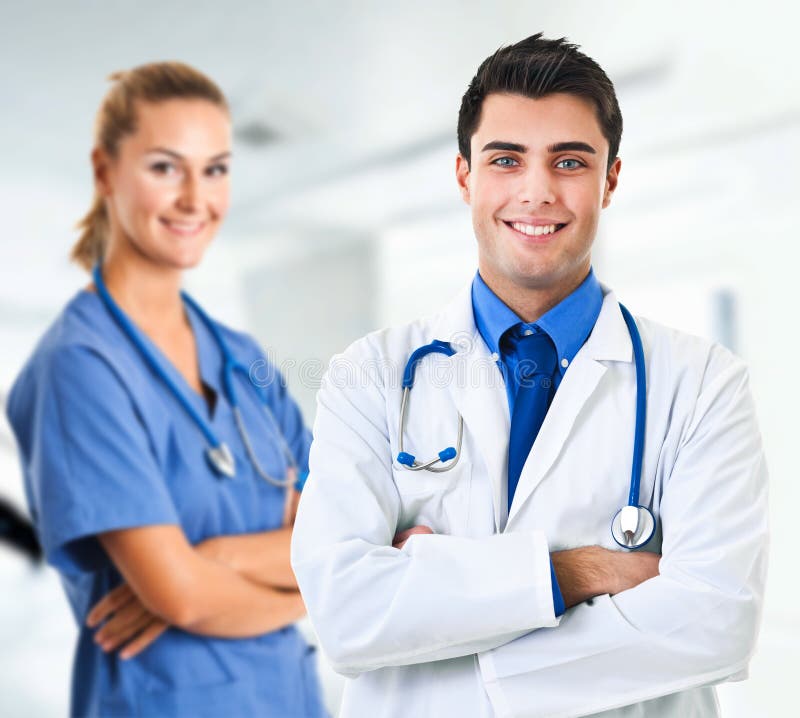 Medico ed infermiere immagine stock. Immagine di donne - 23417889