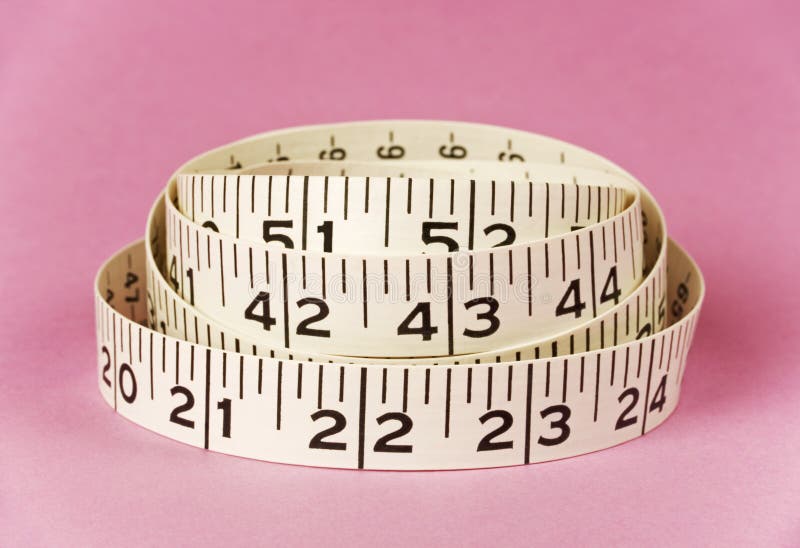 Medida De Fita Mostrando Polegadas Para Uso Pessoal. Foto de Stock ...
