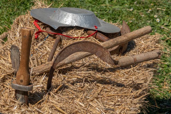 Medieval Agricultural Tools Stock Image - Image of work, vintage: 250514007