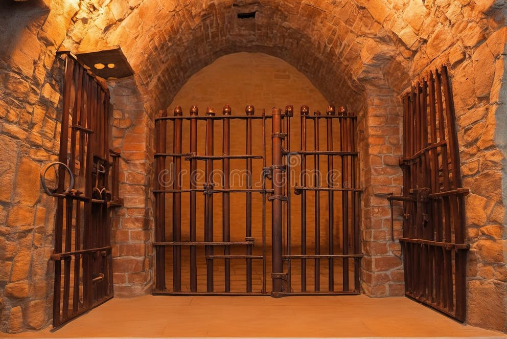 Medieval Ancient Crypts and Dungeons Stock Image - Image of stone ...