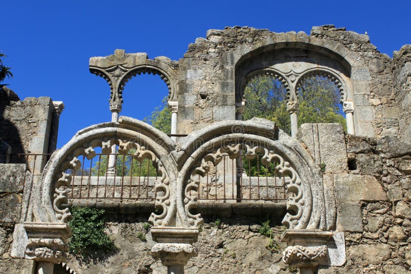 Medieval arches stock image. Image of town, travel, season - 25445725