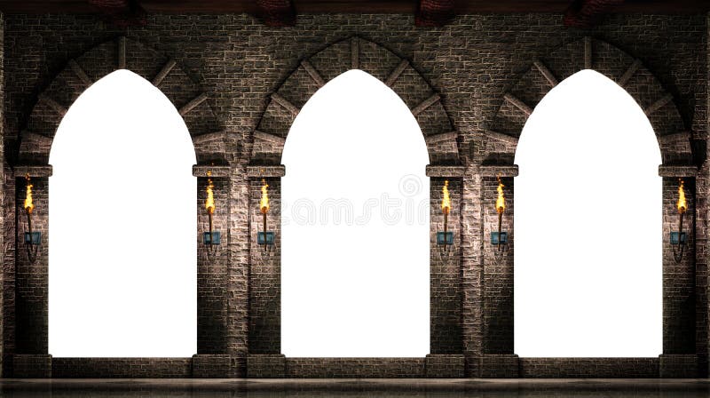 Fantasy Columns Wall Stock Illustrations – 290 Fantasy Columns Wall ...