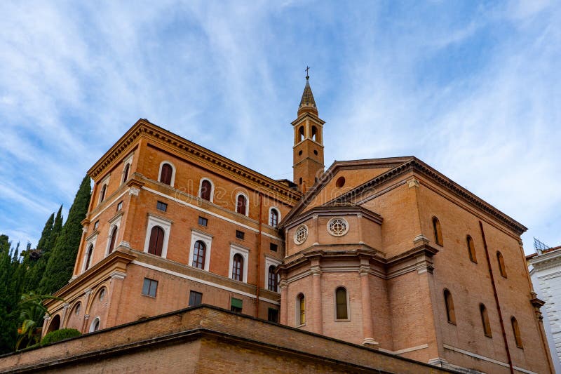 Medieval Architecture Building with Tower Stock Photo - Image of ...