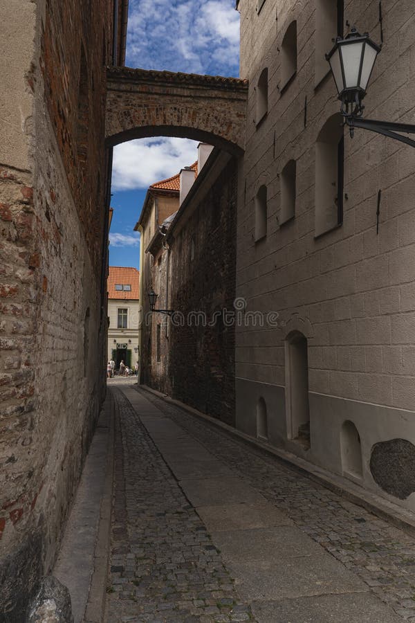 Medieval Architecture in the Old Town in the City of Torun in Poland ...