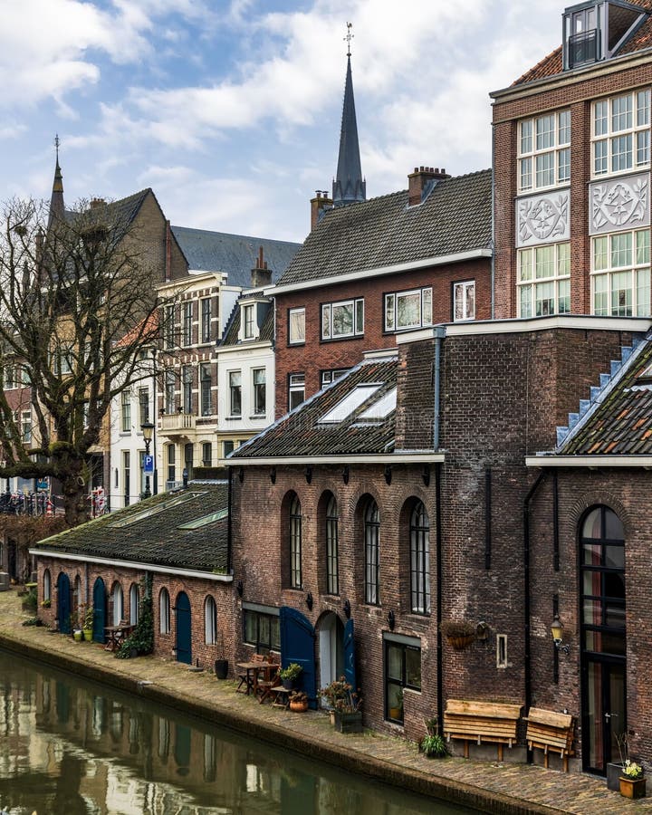 Medieval Architecture in Utrecht Editorial Photo - Illustration of ...