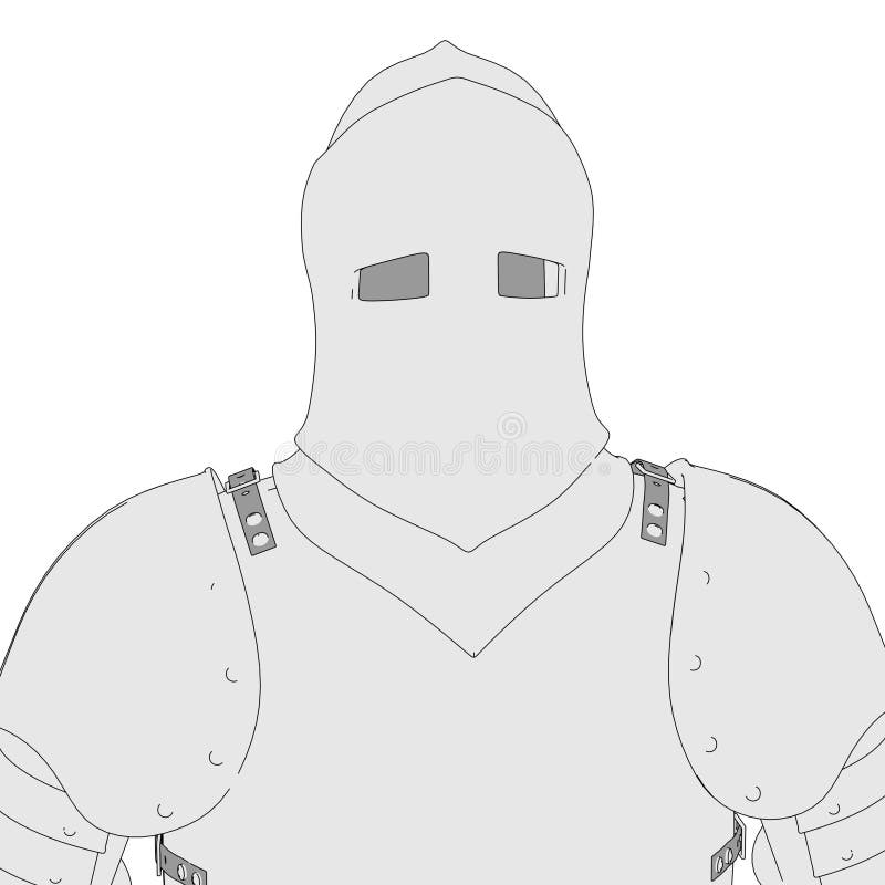 Medieval armor stock illustration. Illustration of hand - 54753503