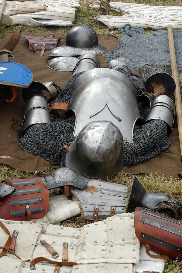 Medieval armor stock photo. Image of battle, equipment - 52169512