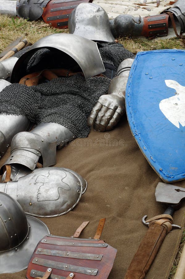Medieval armor 6 stock image. Image of battle, protective - 52390563