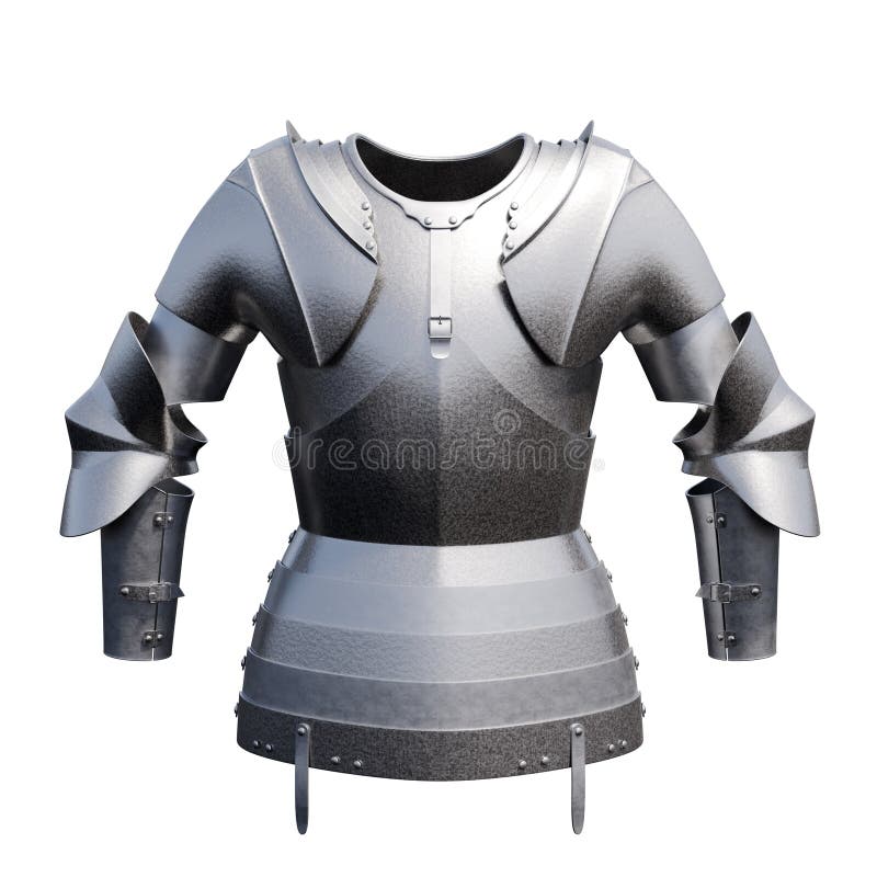Medieval Armor Features Intricate Designs and Polished Metal ...